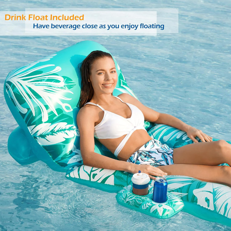 SIPIROT Inflatable Pool Float Adult - Pool Floaties Lounger Floats Floating Chair Raft | Wayfair